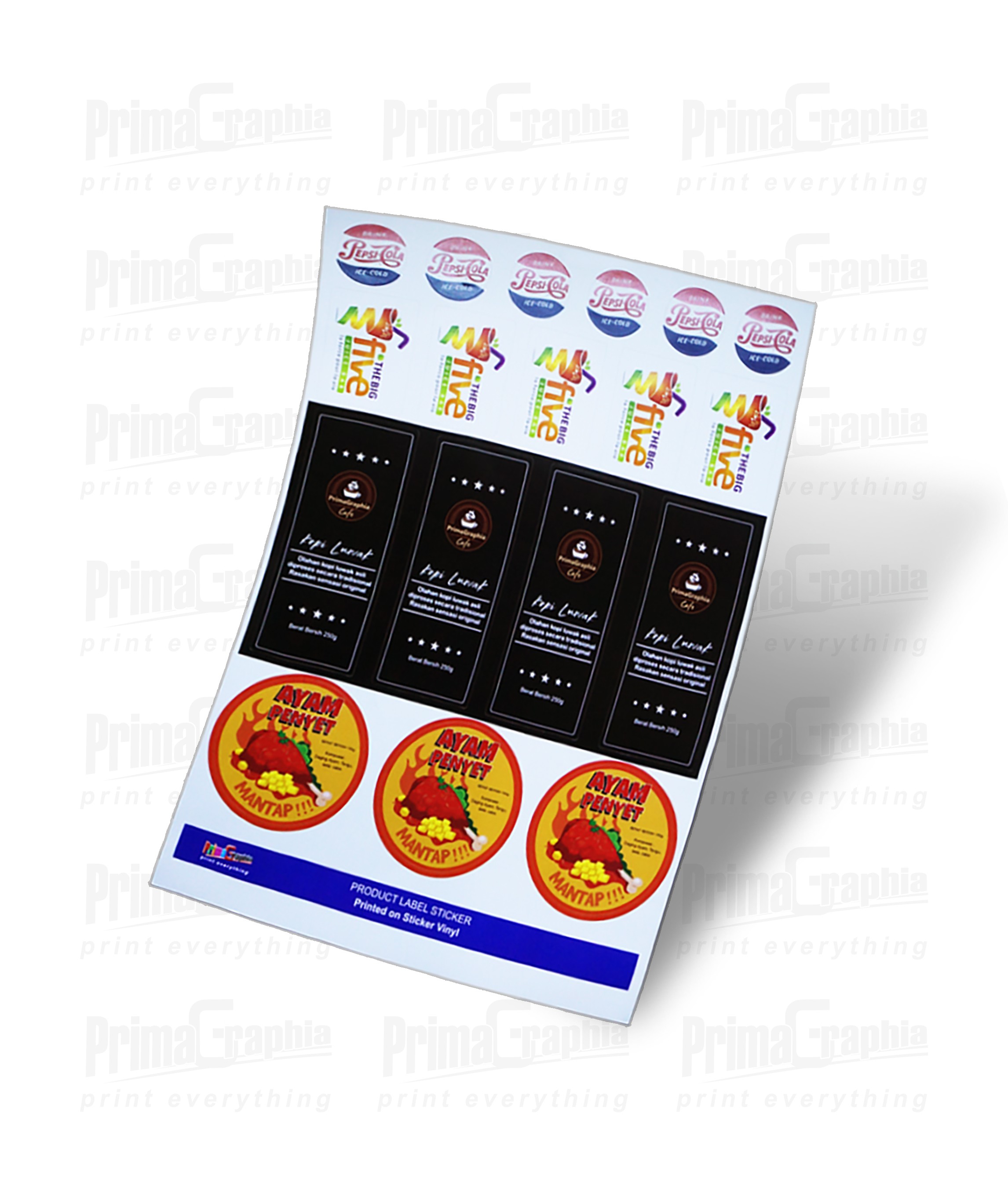 Cetak Stiker Vinyl A3 - PrimaGraphia