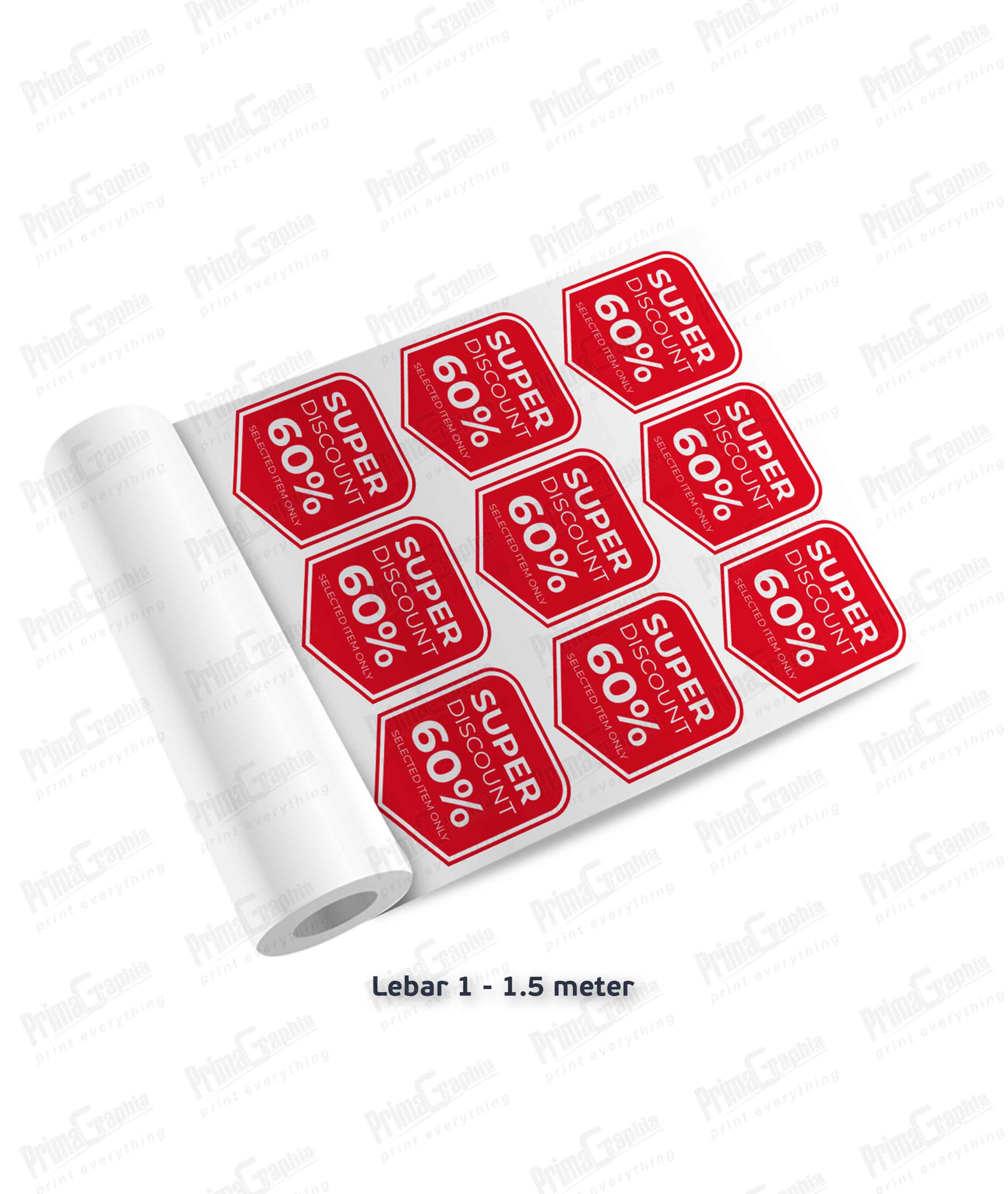 Jual Cetak Sticker Vinyl Meteran (Latex Ink) Termurah - Kualitas ...