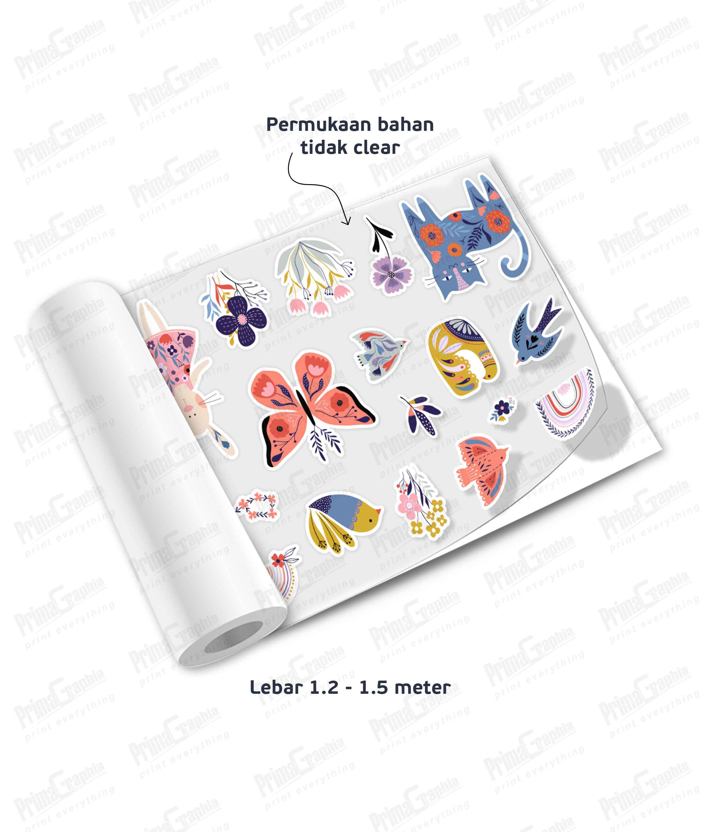 Jual Cetak Sticker Transparant Meteran (UV Ink)Termurah - Kualitas ...