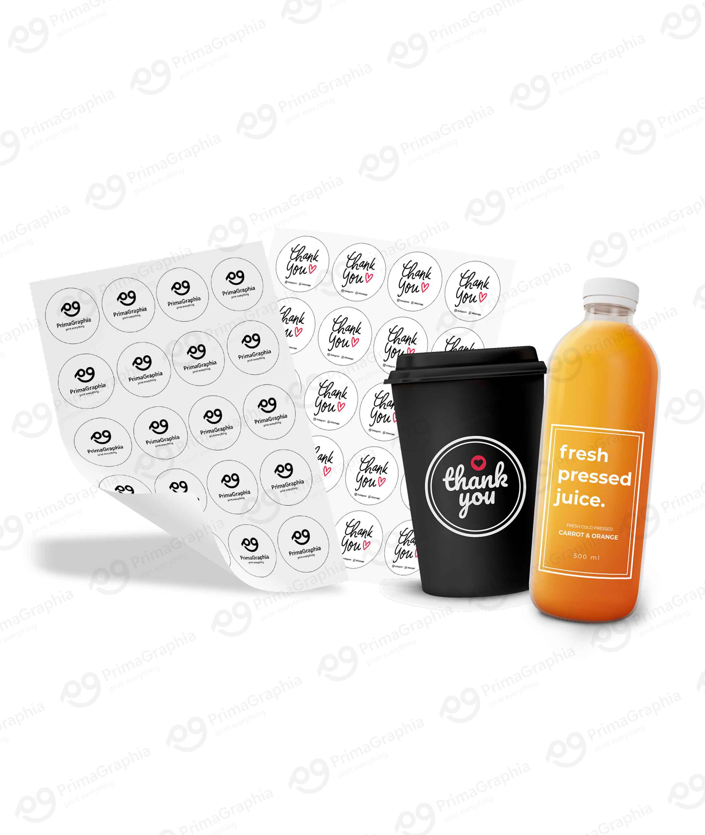 Cetak Stiker Transparan A3 - PrimaGraphia